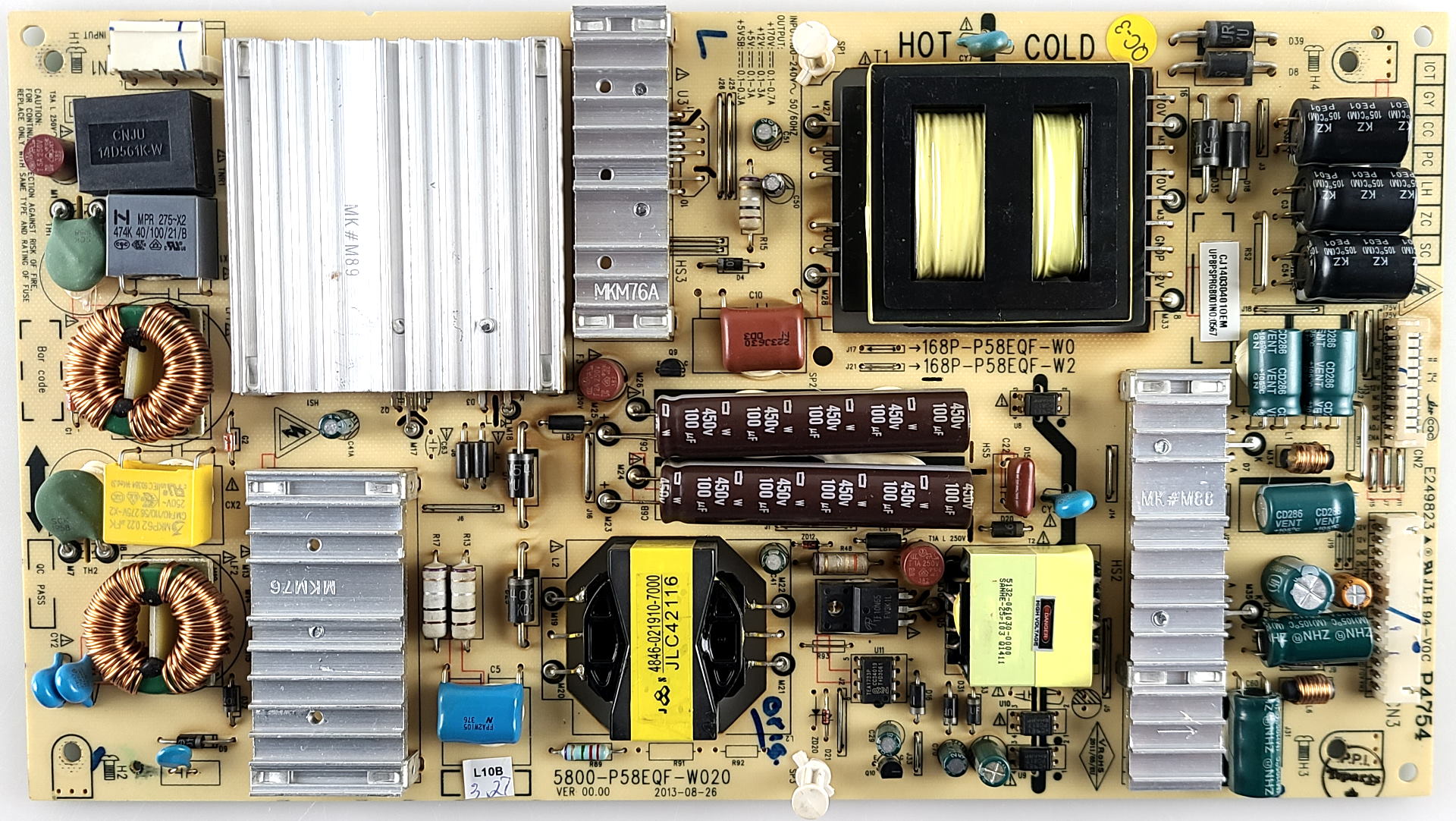 TVParts.ca - UPBPSPRGB001 Phillips Power Supply Board